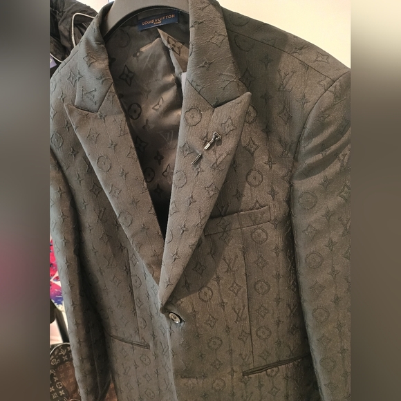 Upcycled Louis Vuitton | Suits & Blazers | Upcycled Custom Made Fabric ...